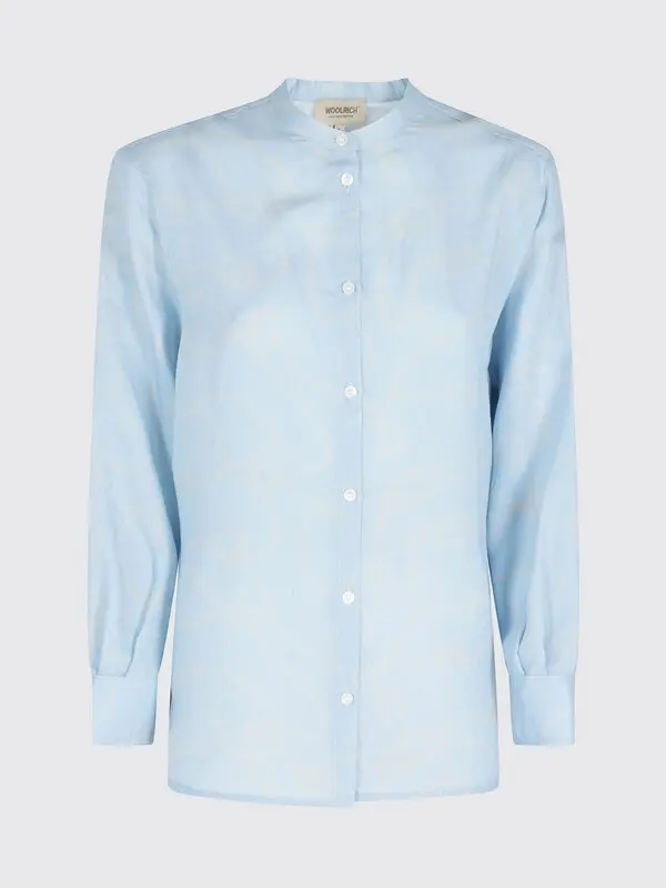 Woolrich Shirt In Satin With Print
