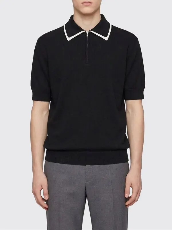 JIL SANDER Cotton Knit Polo Shirt
