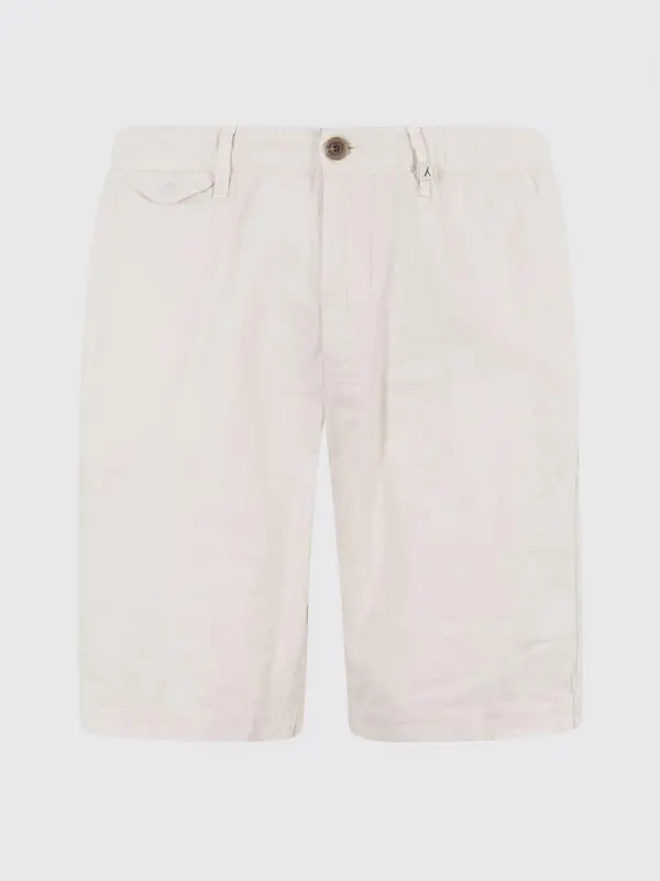 MYTHS Linen Blend Chino Shorts - White