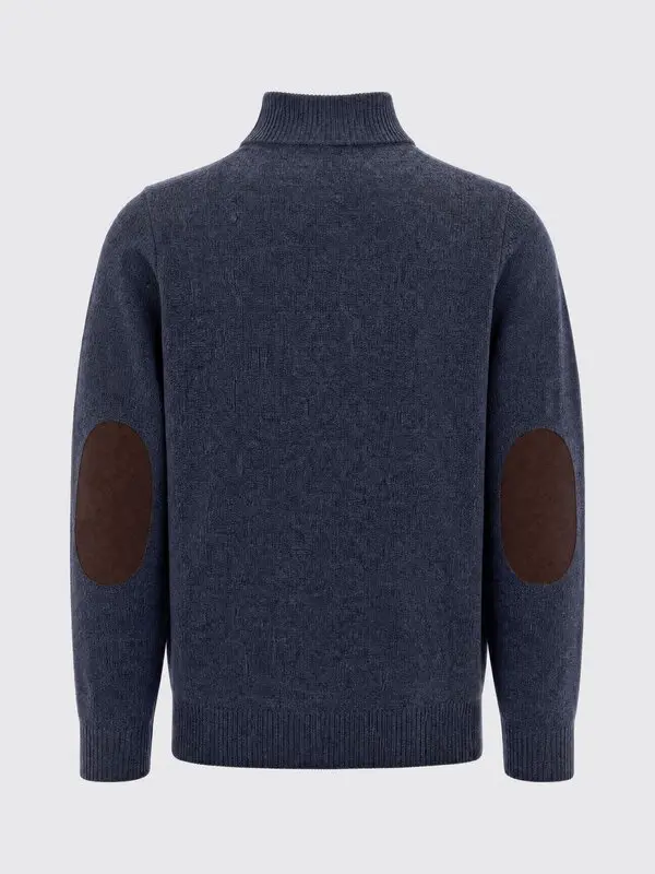 Barbour Quarter Zip Jumper - Indigo
