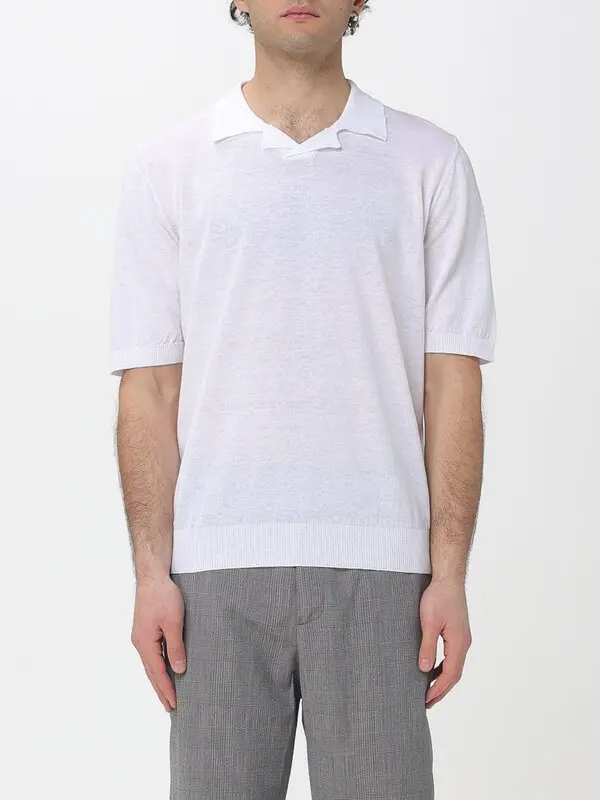 Eleventy Knit Polo Shirt