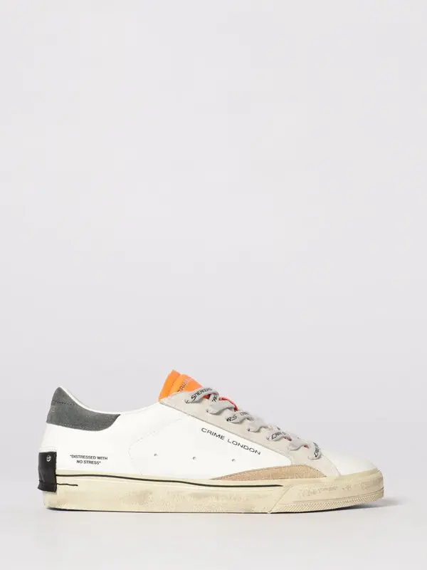CRIME LONDON Lace-up Leather Sneakers