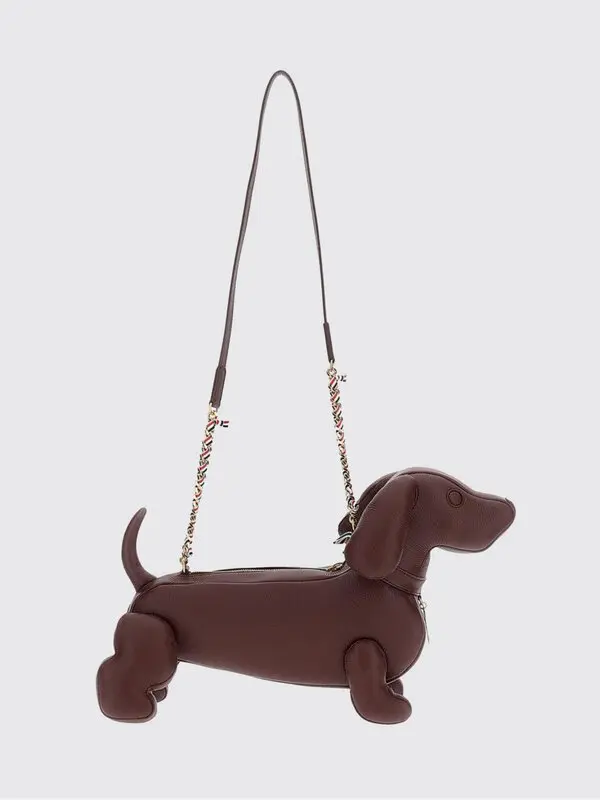 Thom Browne Hector Dog-shaped Full-grain Leather Crossbody Bag