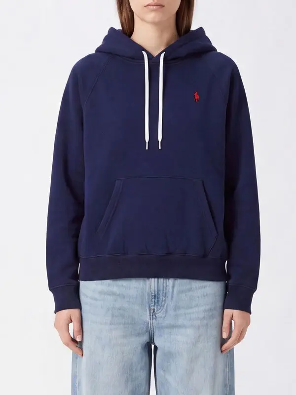 Polo Ralph Lauren Cotton Blend Hoodie - Navy