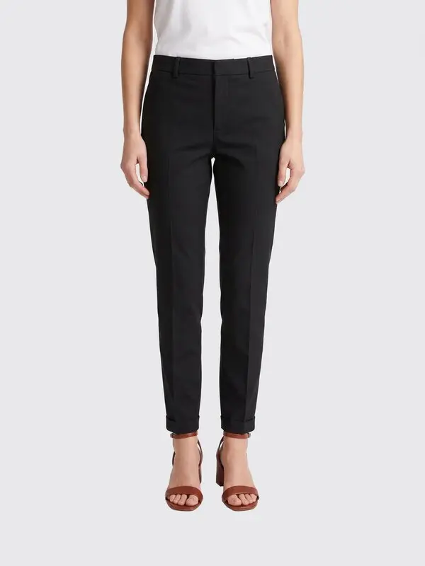 Dolce & Gabbana Viscose Blend Trousers - Black