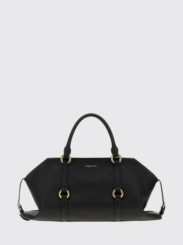 Alexander McQueen Farringdon Leather Bag - Black