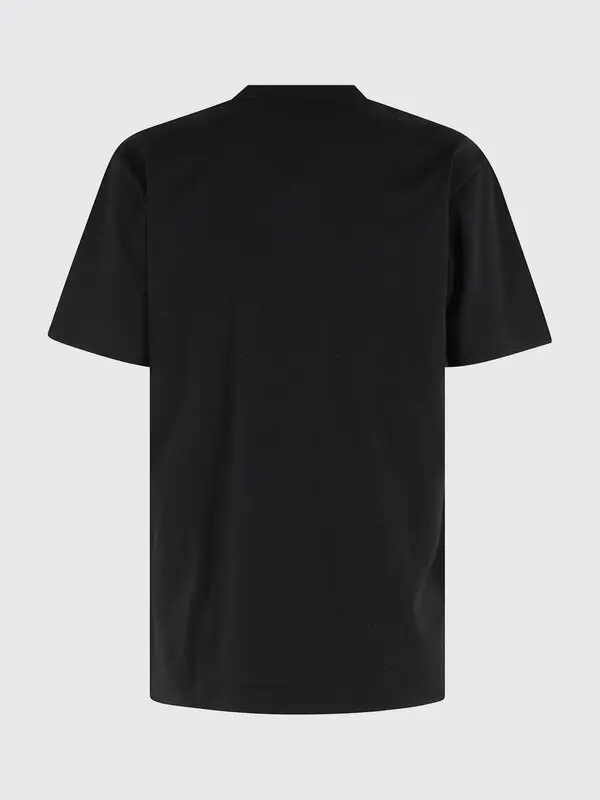 Play Comme Des Garcon Cotton T-shirt With Logo Detail - Black