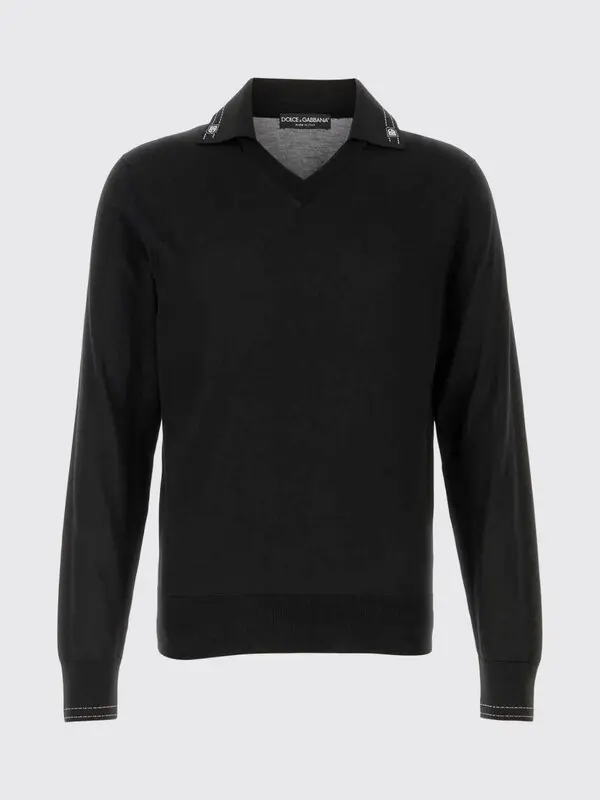 Dolce & Gabbana Dg Silk Polo Shirt