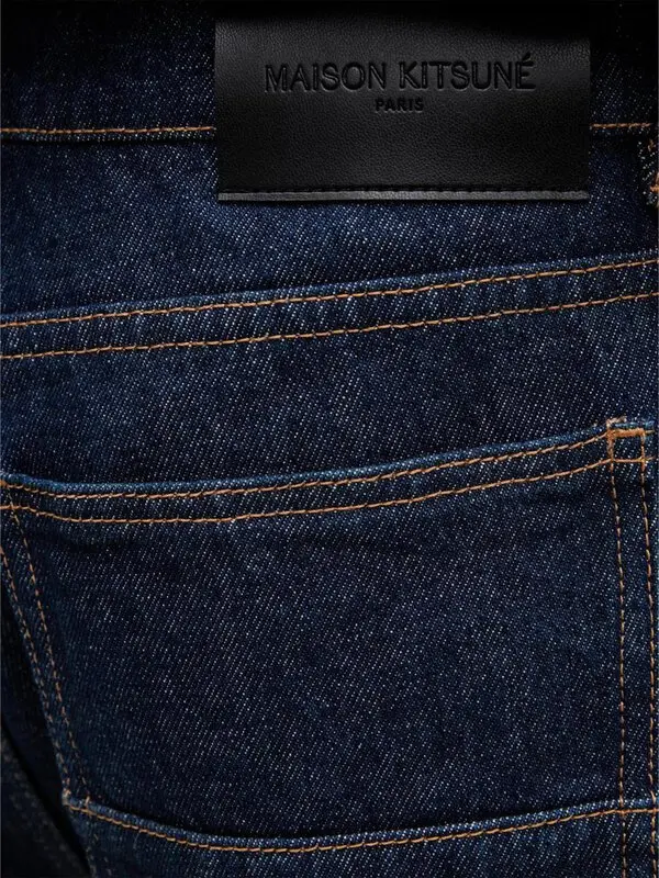 Maison Kitsuné Cotton Denim Five-pocket Jeans