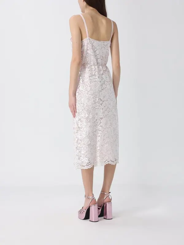 TWINSET Sequined Lace Midi Dress