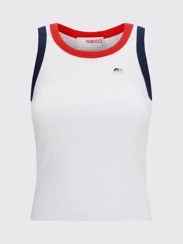 Fiorucci Stretch Cotton Basic Tank Top