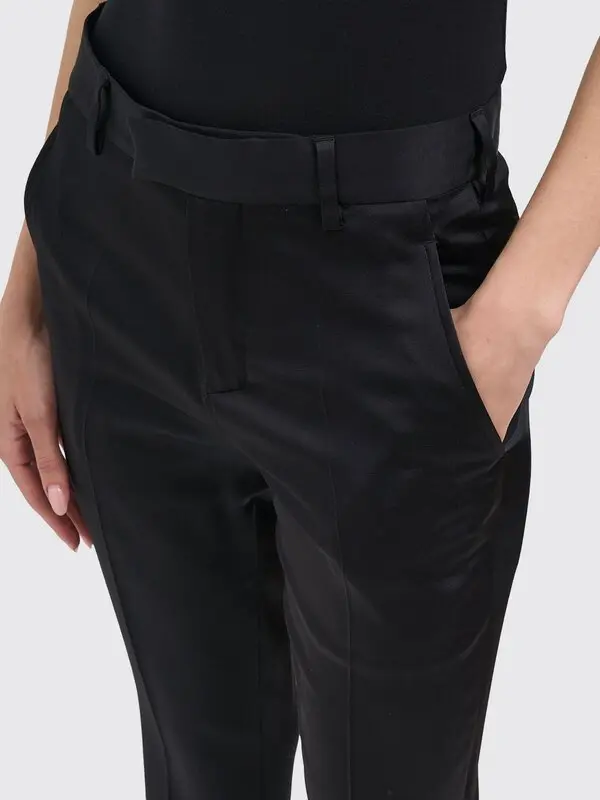 ANN DEMEULEMEESTER Crepe Flared Trousers
