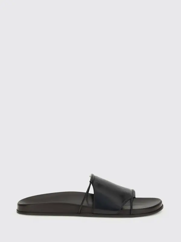 THE ROW Vivienne Leather Sliders