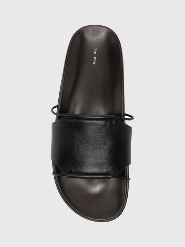 THE ROW Vivienne Leather Slides
