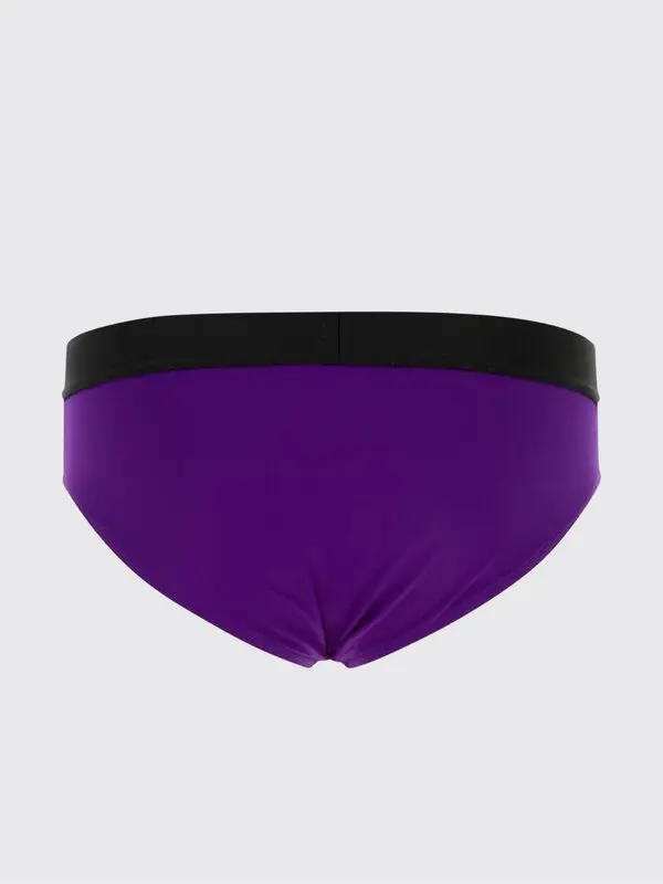Dsquared2 Maxi Logo Swimsuit - Violet