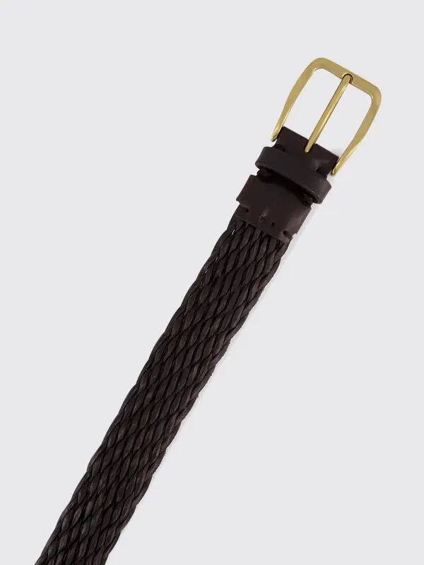 Brunello Cucinelli Woven Leather Belt