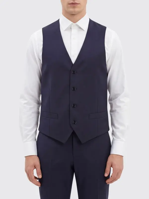 LUIGI BIANCHI Single-breasted Vest