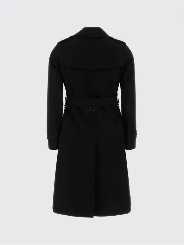 Burberry Double Breasted Cotton Trench Coat