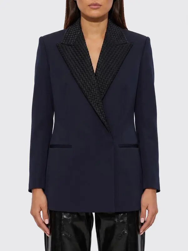 Bottega Veneta Merino Wool Double Breasted Blazer