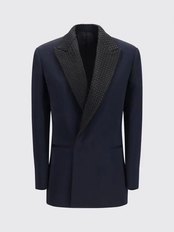 Bottega Veneta Merino Wool Double Breasted Blazer