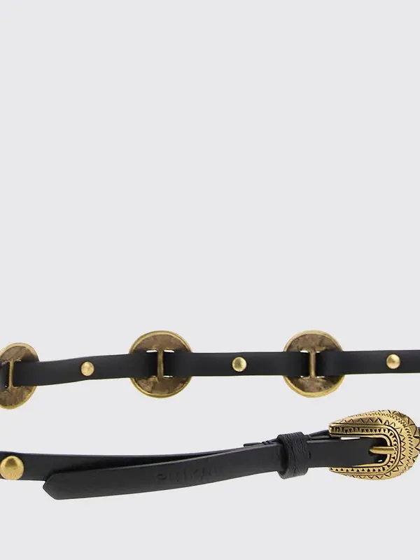 Pinko Embellished Leather Belt