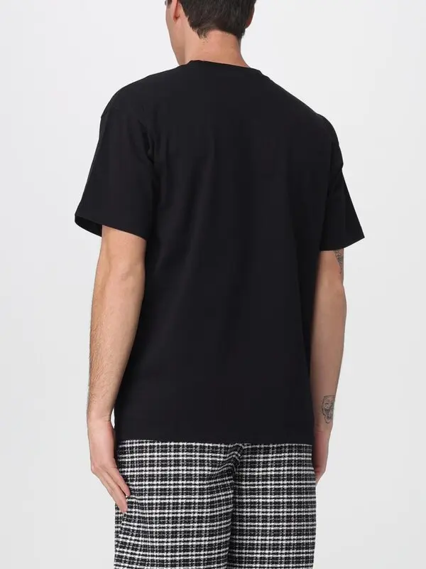 Carhartt Work In Progress Cotton T-shirt With Logo Print - Black