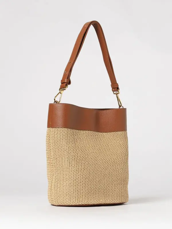 COCCINELLE Nikla Raffia And Bag - Leather