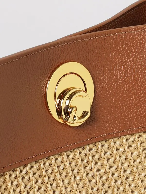 COCCINELLE Nikla Raffia And Bag - Leather