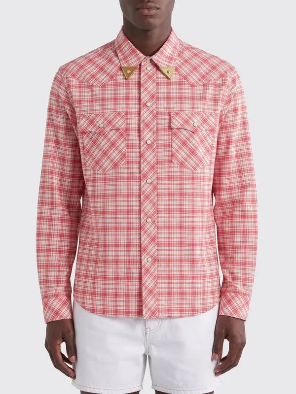 Versace Check Cotton Shirt