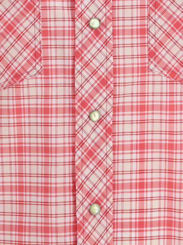 Versace Check Cotton Shirt
