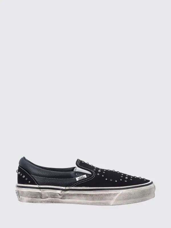 VANS Lx Classic Slip-on 98 Check Canvas Sneakers - Black