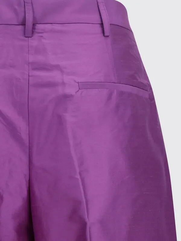 SARA ROKA Wide Silk Trousers