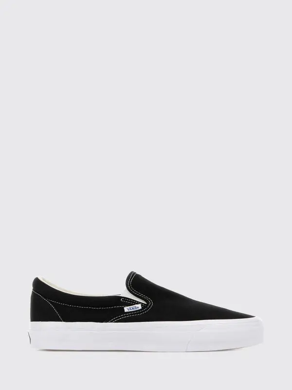 VANS Lx Classic Slip-on 98 Canvas Checked Sneakers - Black 1