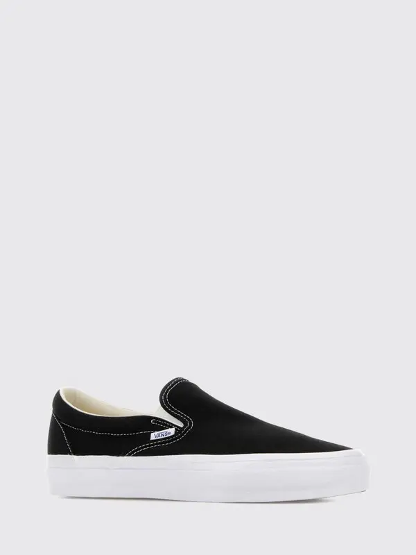 VANS Lx Classic Slip-on 98 Canvas Checked Sneakers - Black 1