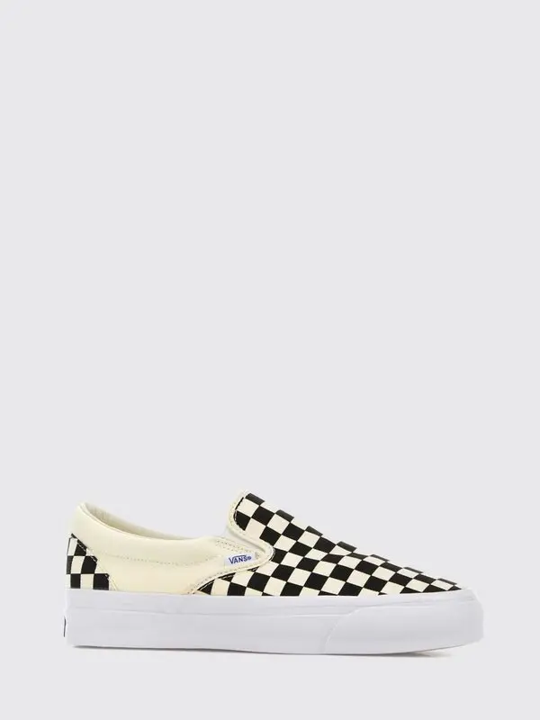 VANS Lx Classic Slip-on 98 Check Cotton Canvas Sneakers - White