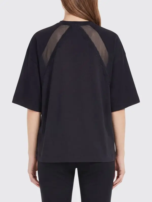 Pinko Cotton And Polyester T-shirts - Black