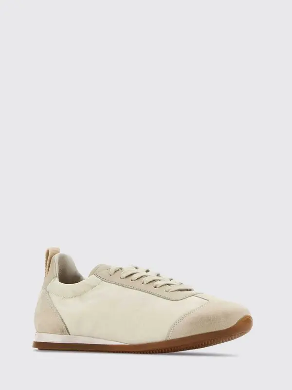 UMA WANG Leather And Suede Lace-up Sneakers