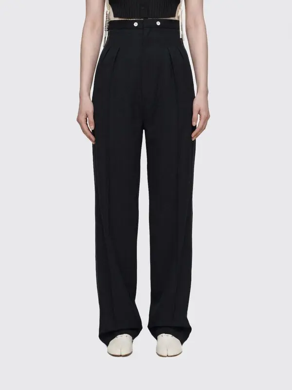 MAISON MARGIELA Straight Wool Trousers