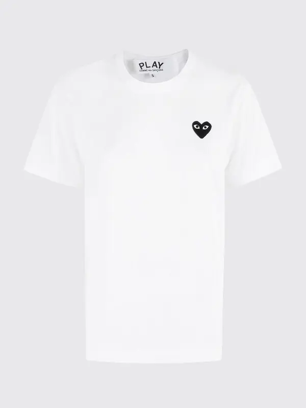 Play Comme Des Garcon Cotton T-shirt With Logo