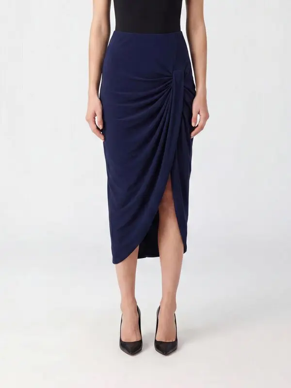 Stella McCartney Asymmetric Draped Mini Skirt In Viscose