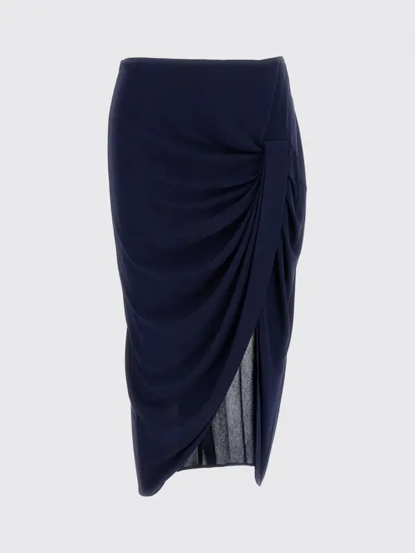 Stella McCartney Asymmetric Draped Mini Skirt In Viscose
