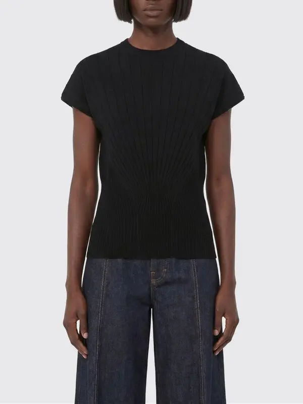 Sportmax Viscose Blend Crew Neck Sweater