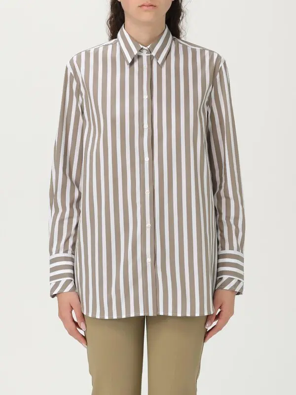 FAY Striped Shirt - Green
