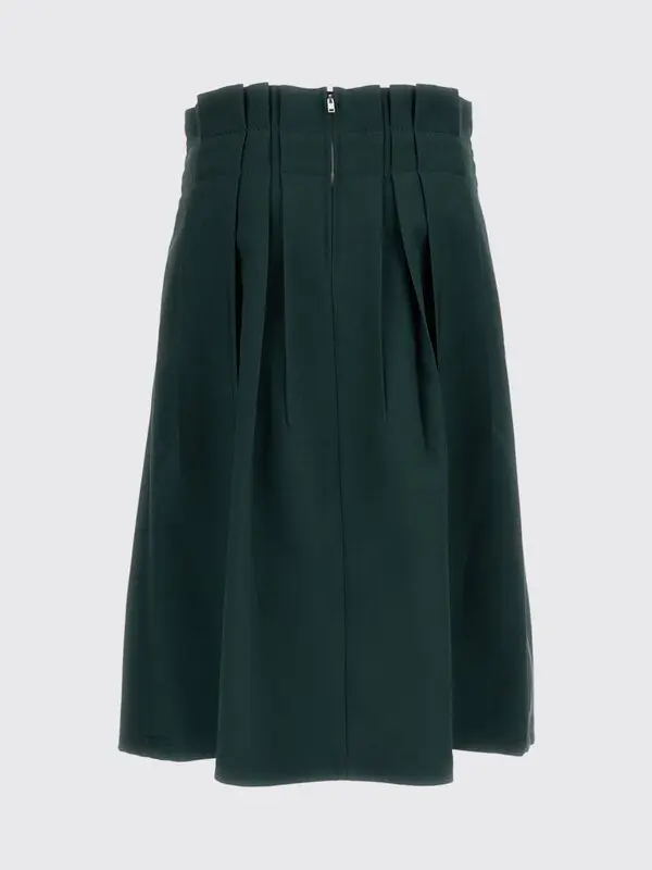 Marni A-line Midi Skirt With Rear Zip Closure