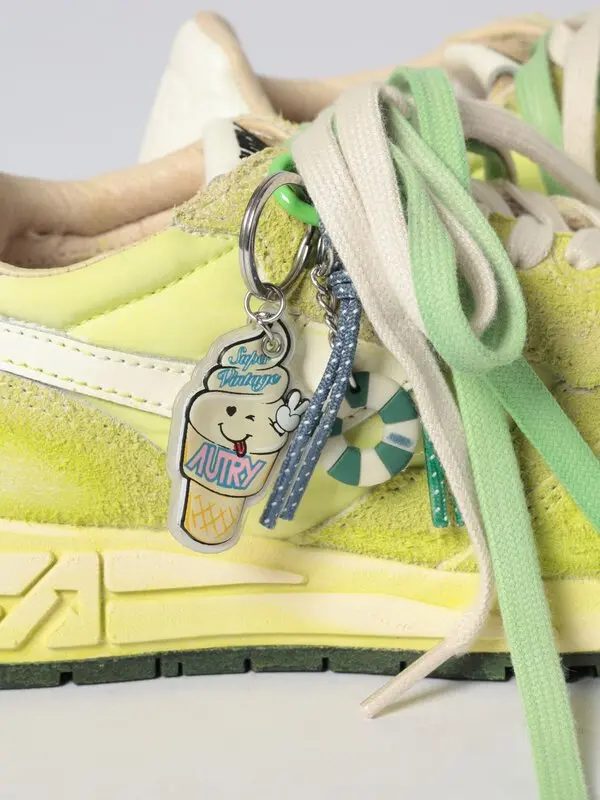 AUTRY Reelwind Super Vintage Suede And Nylon Sneakers