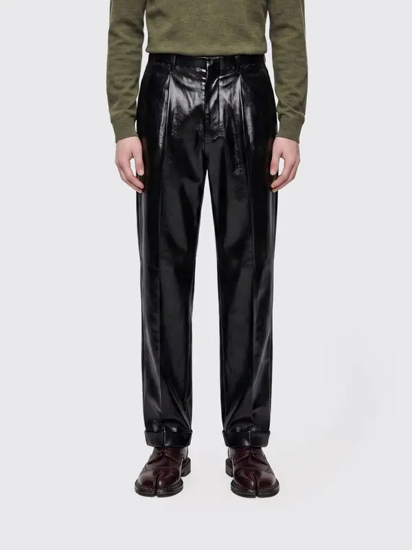 MAISON MARGIELA Pressed And Foiled Virgin Wool Trousers