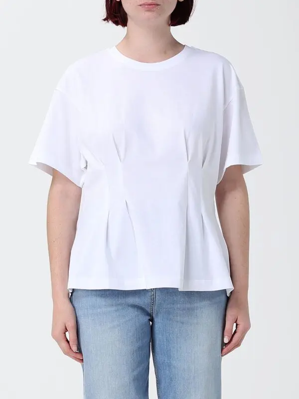 Barbour Cotton T-shirts With Laces - White