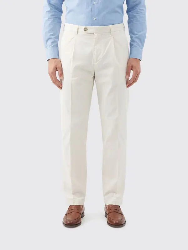 RE-HASH Gabardine Chino Trousers - Blue