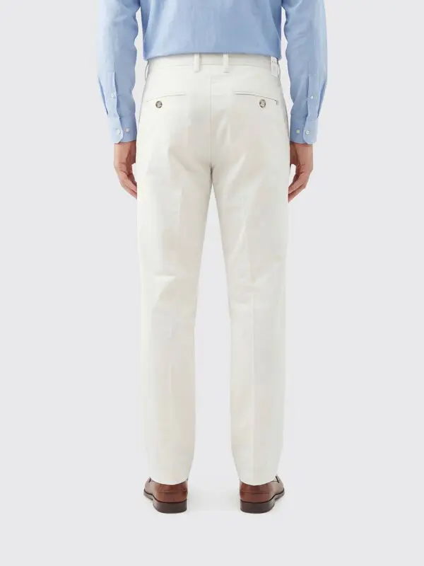 RE-HASH Gabardine Chino Trousers - Blue