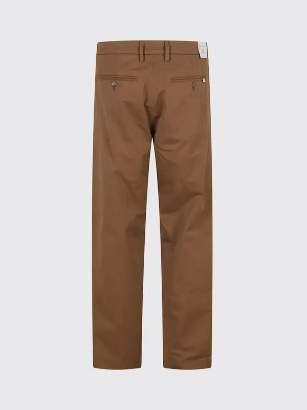 RE-HASH Gabardine Chino Trousers - Tobacco
